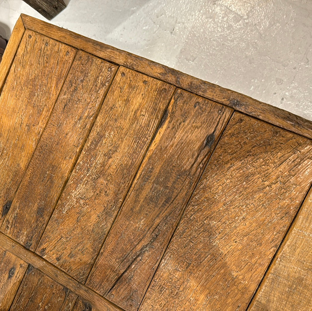 English Table Top with New Base – HeatherCookAntiques