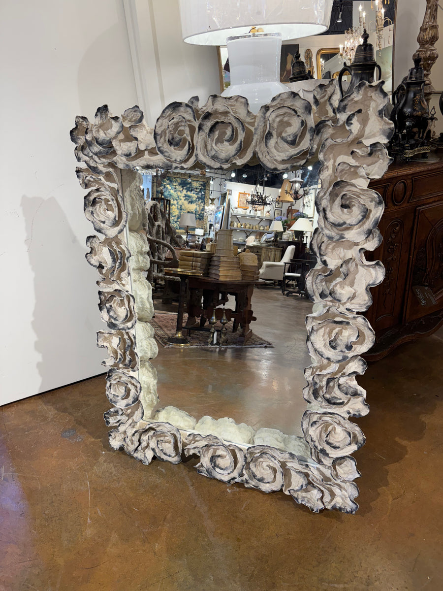 Italian Paper Mache Mirror – HeatherCookAntiques