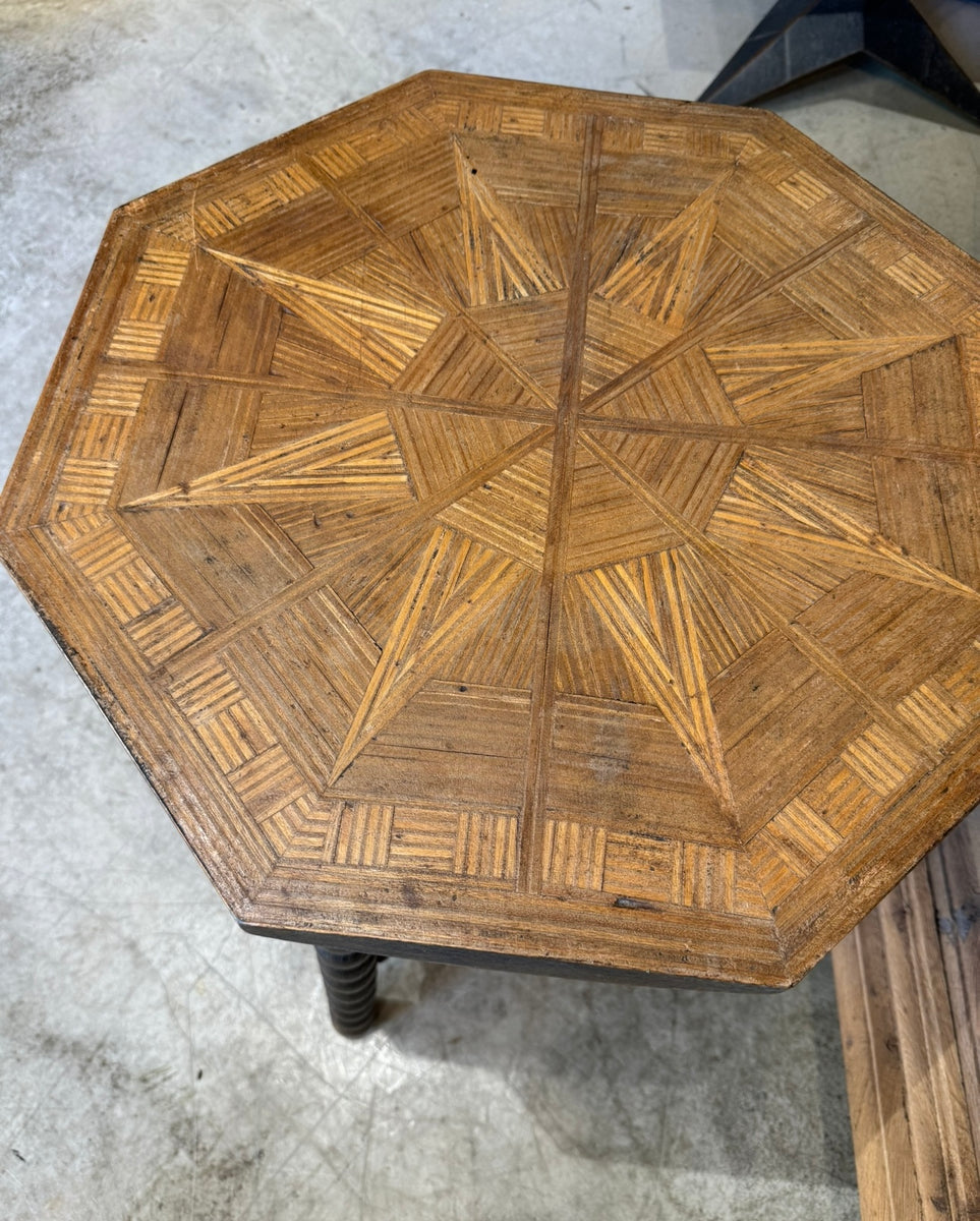 French Tramp Art Table – HeatherCookAntiques