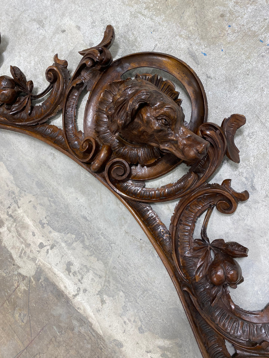 19th c Carved Dog Cornice – HeatherCookAntiques