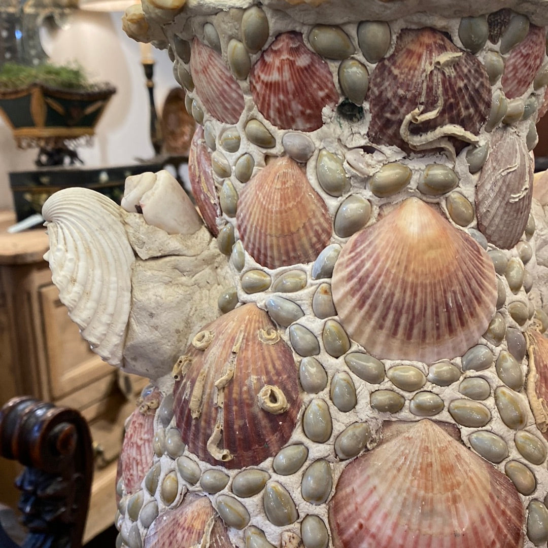 French Shell Lamp – HeatherCookAntiques